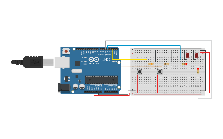 Circuit design Álgebra Booleana Exercício 02 - Tinkercad