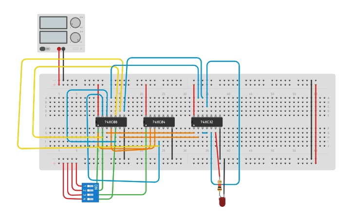 Circuit design Q4 | Tinkercad
