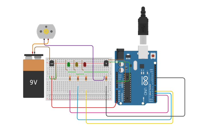 Circuit design Uygulama 10 LM35 Isı Sensörü ile DC Motor Kontrolü ...