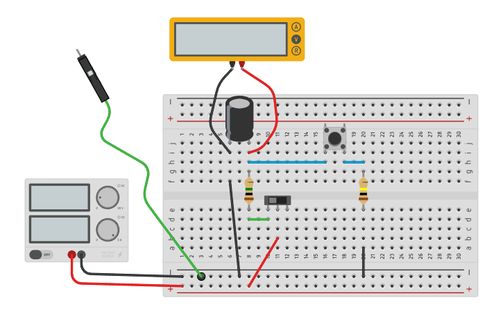 Circuit design AC-DC-RC-Circuit-Charge-Discharge-Lab2 - Tinkercad