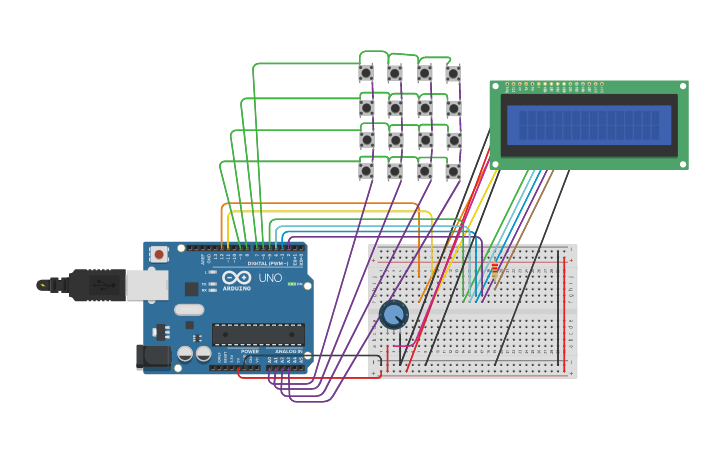 Circuit design DCtime's calculator - Tinkercad