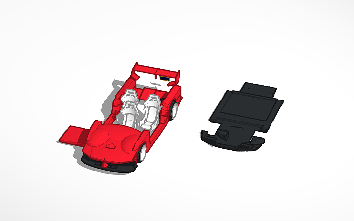3D design giga hyper car - Tinkercad