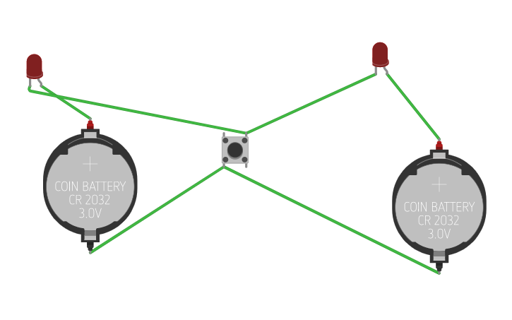 Circuit design Multiple LED - Tinkercad