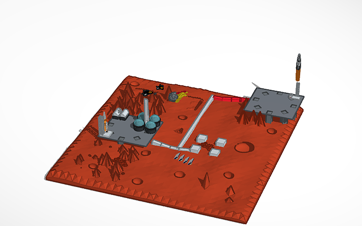 3D design mars colony | Tinkercad