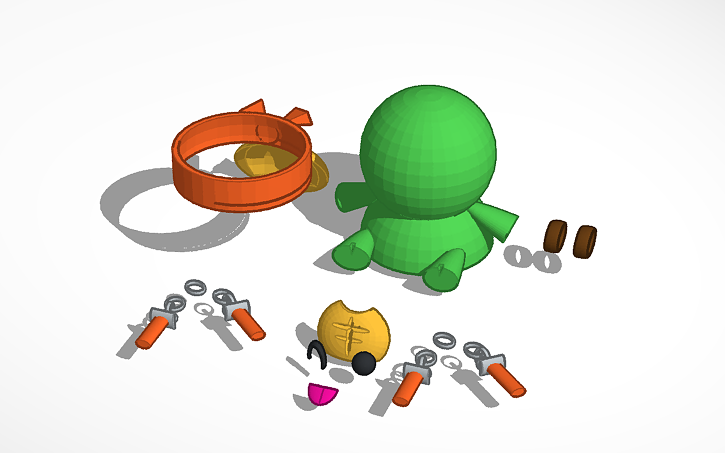 3d Design Parts Of Mikey Tmnt Tinkercad