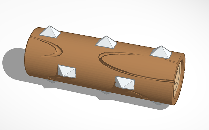 3D design Clash Royale: The Log - Tinkercad
