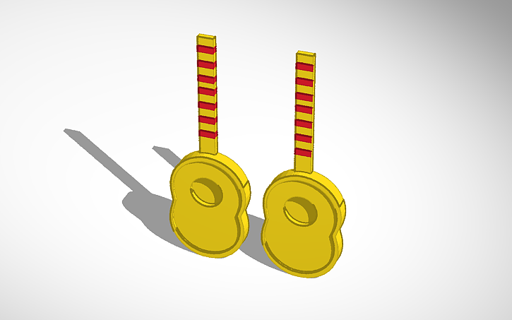 3D design guitars | Tinkercad