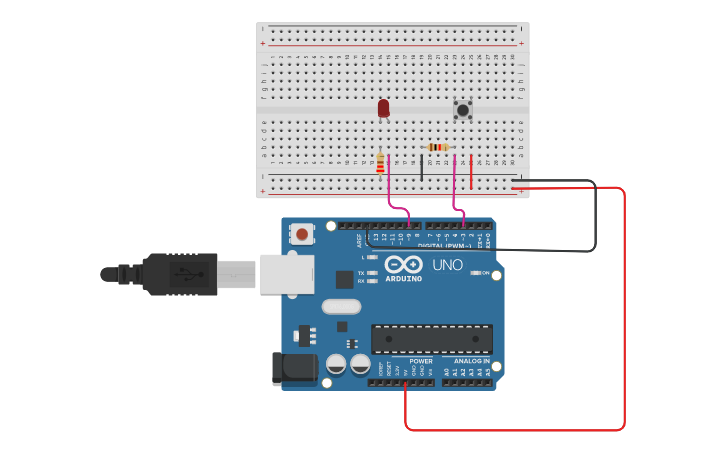 Circuit design Bounce | Tinkercad