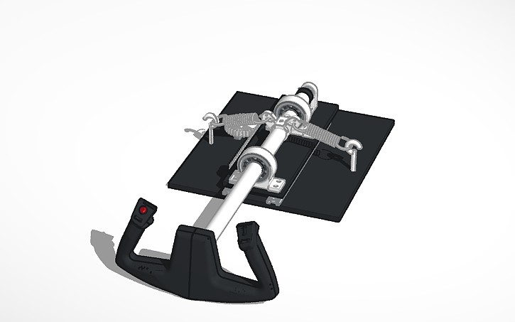3D design Cessna 172 Single Yoke System - Tinkercad