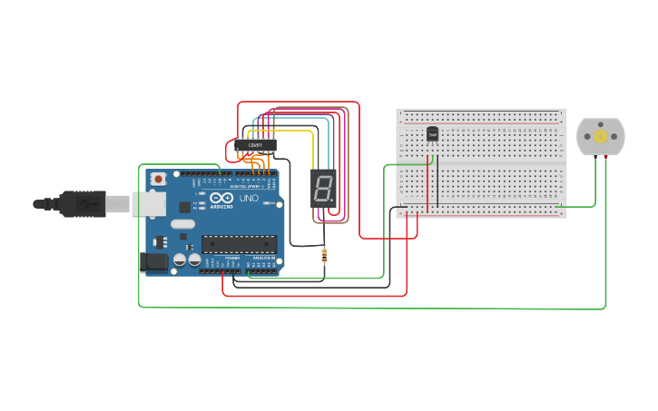 Circuit design Copy of BCD-ARDUINO | Tinkercad