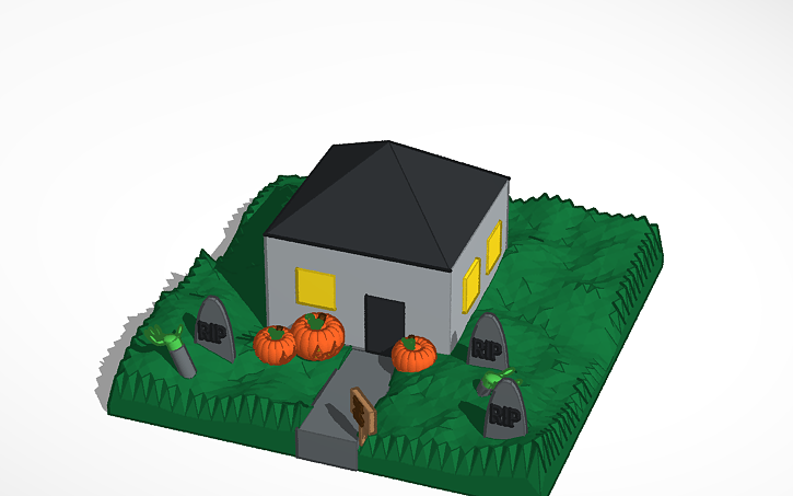 3D design Scary House - Tinkercad