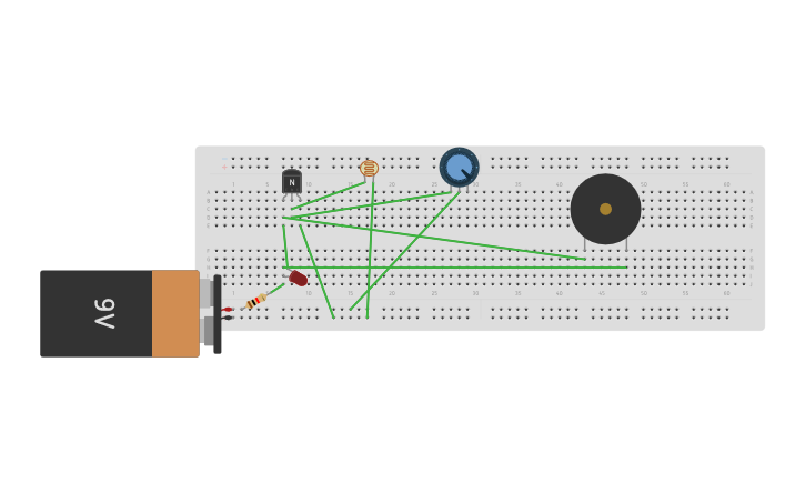 Circuit Design Automatic Street Light Using Ldr And Npn Transistor