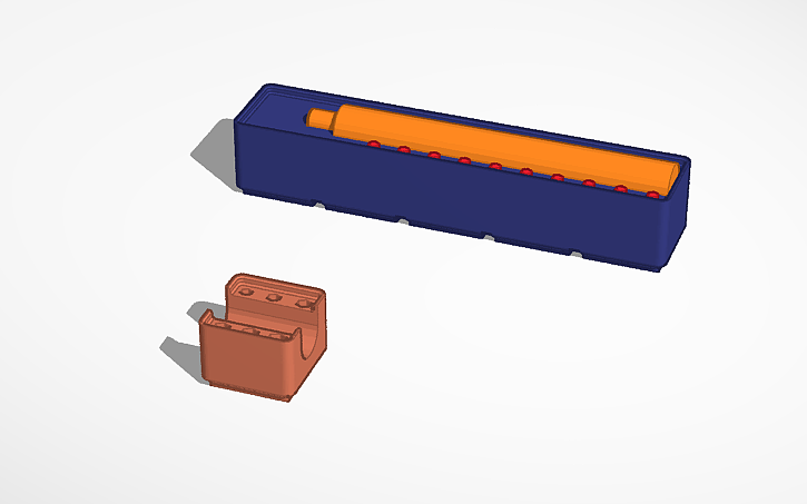 3D design Electric Screwdriver Gridfinity Box - Tinkercad