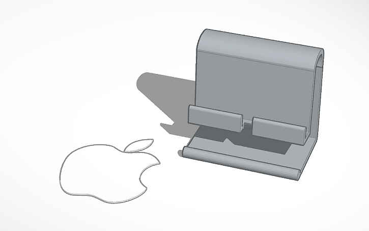 3D design Iphone Stand - Tinkercad
