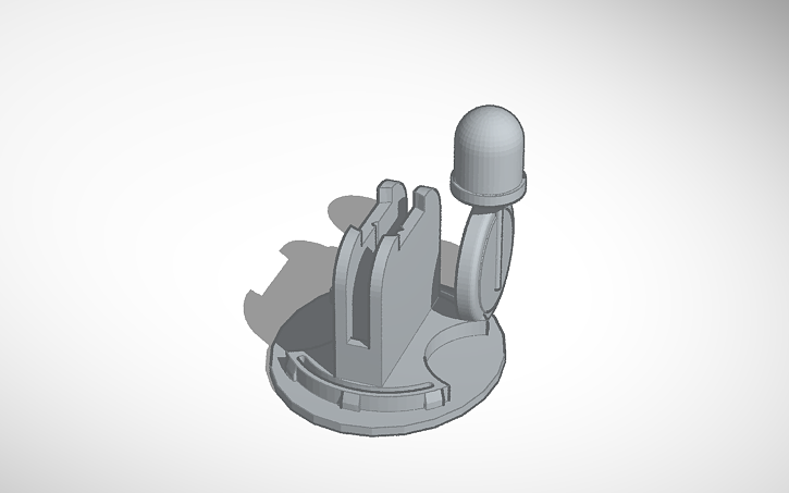 3D design LED Holder v1 - Tinkercad