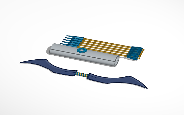 3D design Plasma bow and arrow | Tinkercad