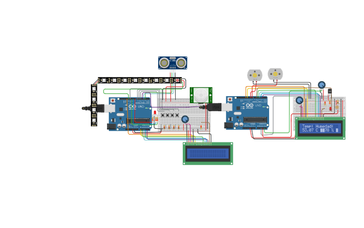 Circuit Design Sustainable Bus Station Tinkercad