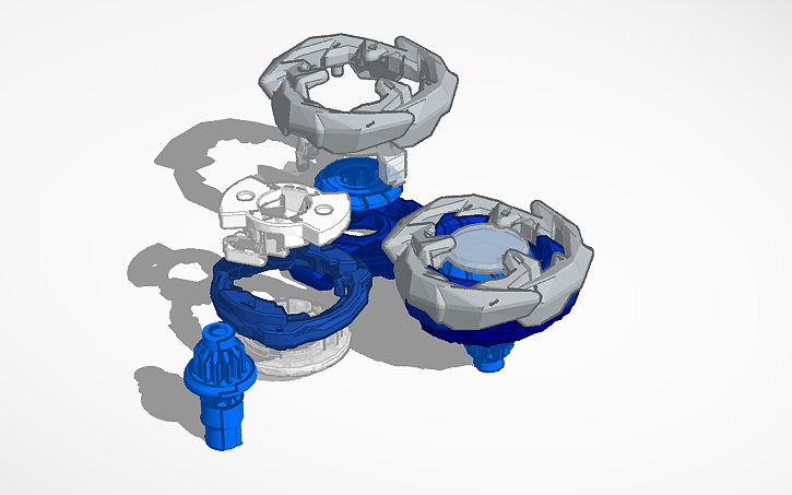 3D design Beyblade X DranSword/3-60/F - Tinkercad