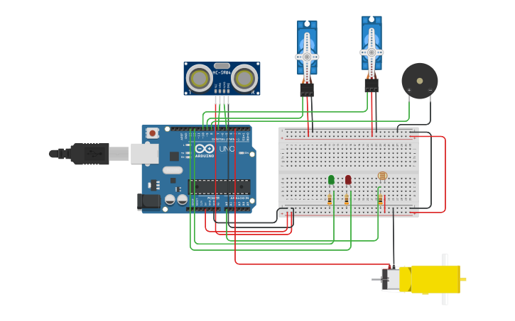 Circuit design Proyek - Tinkercad