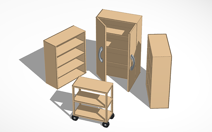 3D design Cabinet Design Ideas - Tinkercad