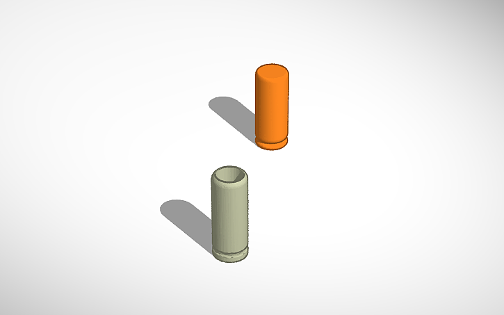 3D design ShellShock x-6 shell - Tinkercad