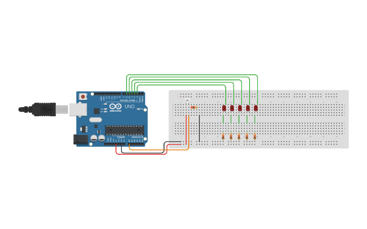 Circuit design ACTIVITY 4: LIGHT SENSOR - Tinkercad