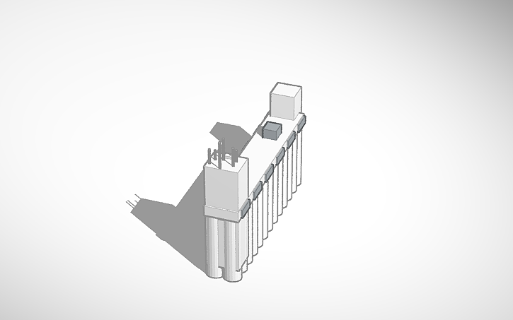 3D design Collingwood terminals - Tinkercad