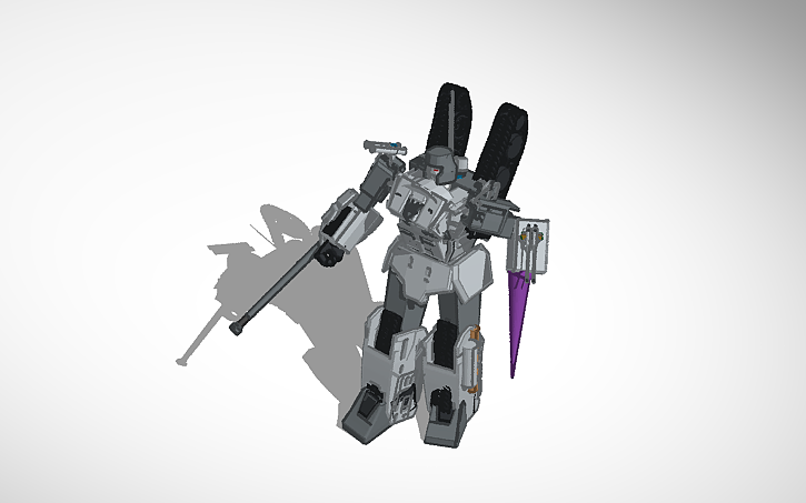 3D design Megatron M7A2 Skorpian - Tinkercad