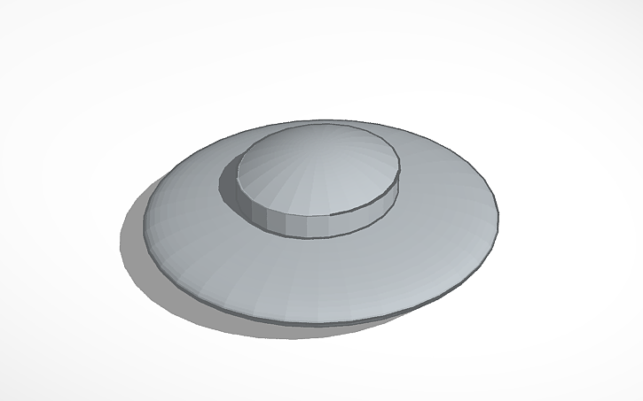 3D design UFO - Tinkercad