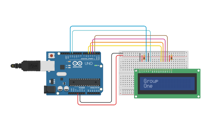 Circuit design Assignment #2 Level 1 - Tinkercad