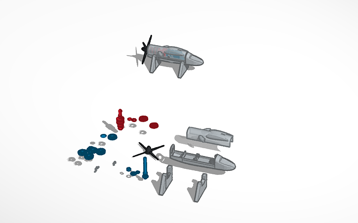 3D design PT6 Turbo Prop - Tinkercad