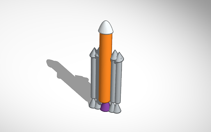 3D design Pslv Rocket | Tinkercad