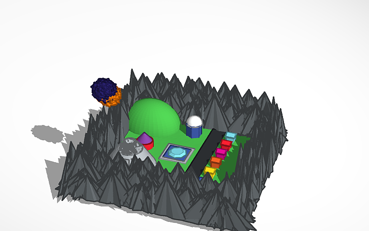 3D design Map TEMPLATE (1) | Tinkercad