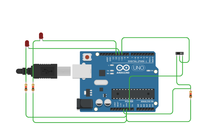 Circuit Design Arduino En Tinkercad 3 Sentencia If Else E Interruptor Básico Tinkercad
