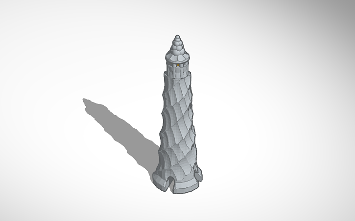 3D design Spire Dot Lighthouse | Tinkercad