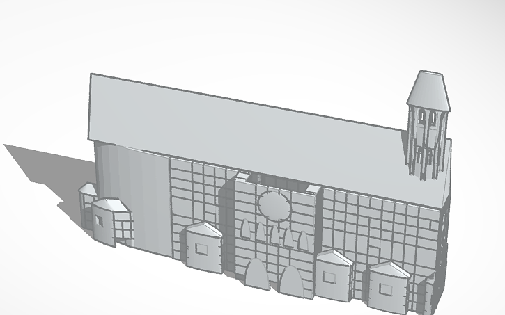 3D design Copy of Gothic church - Tinkercad