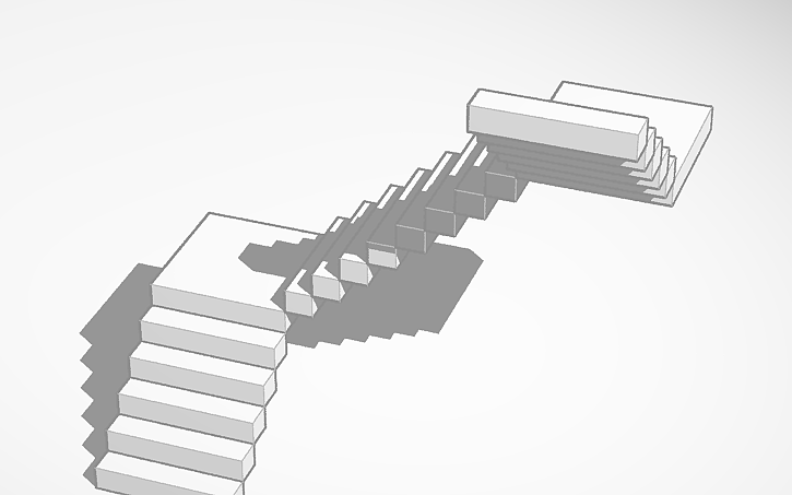 3D design STAIRS - Tinkercad