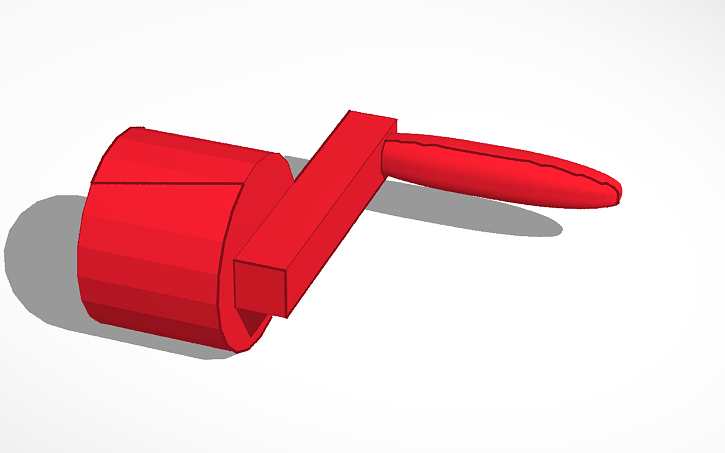 3D design handle - Tinkercad