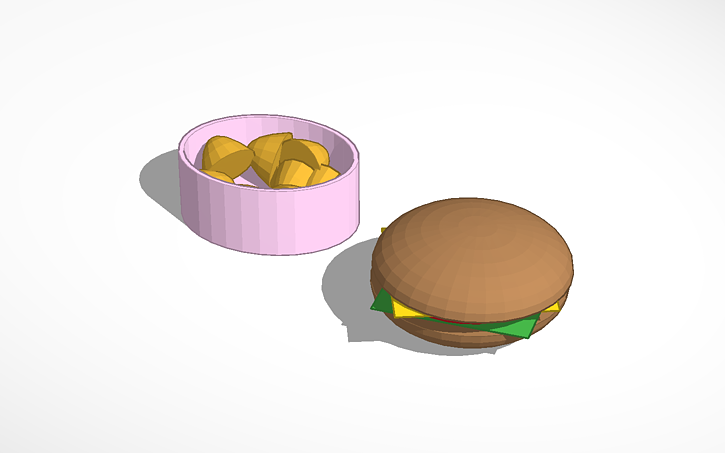 3D design Food - Tinkercad