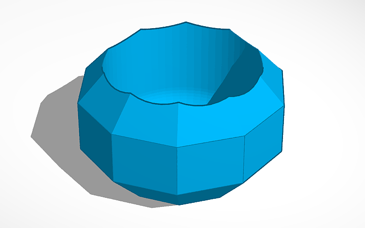 3D design Gardening pot 3 | Tinkercad