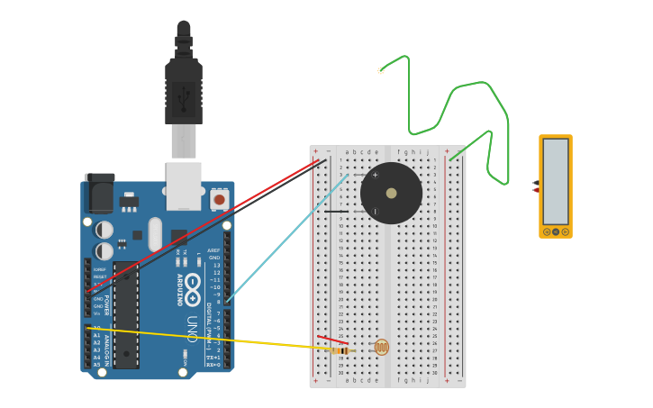 Circuit design Arduino6 IMS | Tinkercad