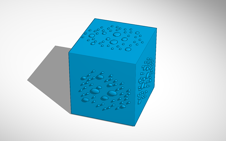 3D design tesseract - Tinkercad