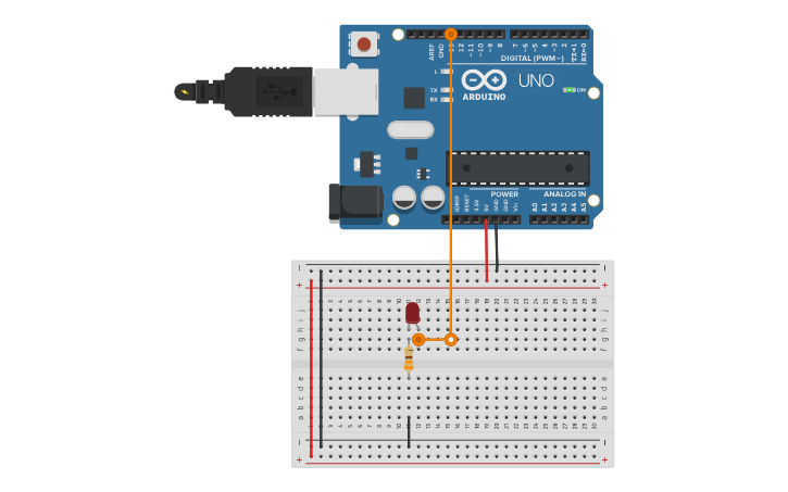 Circuit design Circuito 1 - Tinkercad
