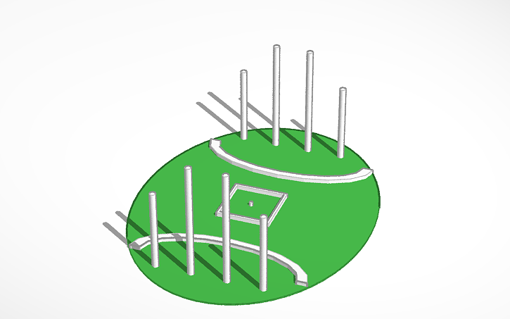 3D design Glendal Oval - Tinkercad