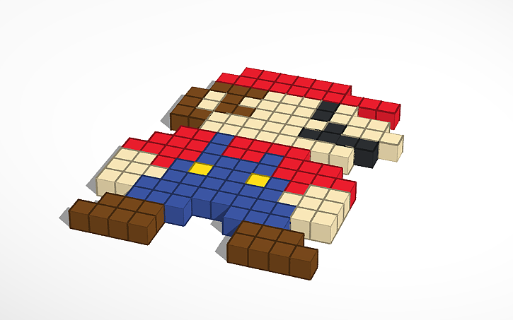 3D design Mario - Tinkercad