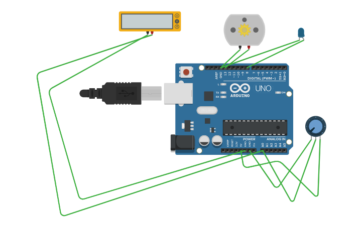 Circuit design error - Tinkercad