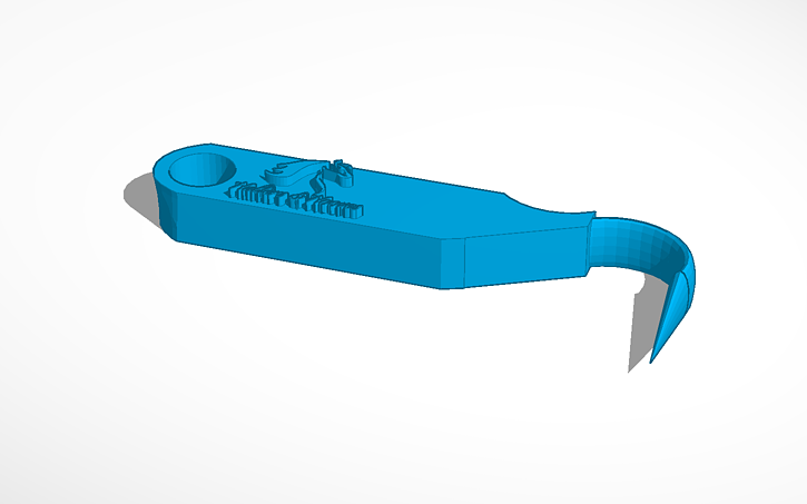 3D design Horse Hoof Pick - Tinkercad