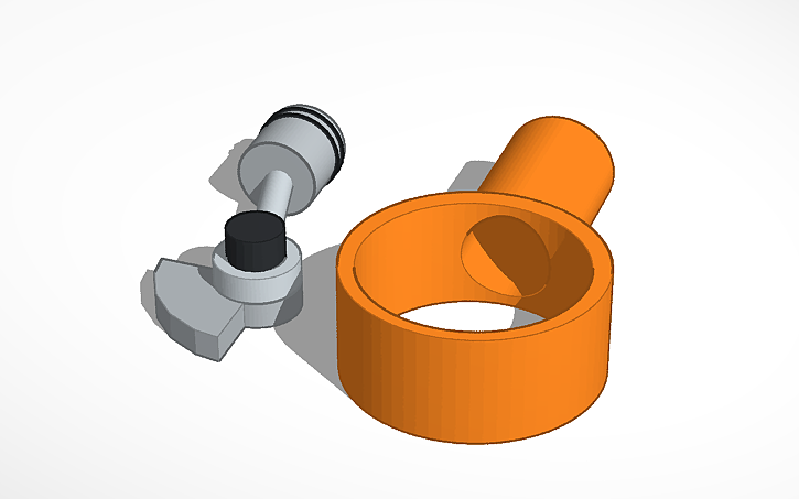3D design Engine Piston - Tinkercad