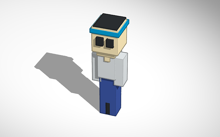 3D design minecraft skin - Tinkercad
