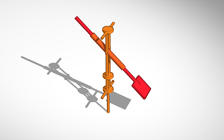 3D design One Handed Shovel Tools - Tinkercad
